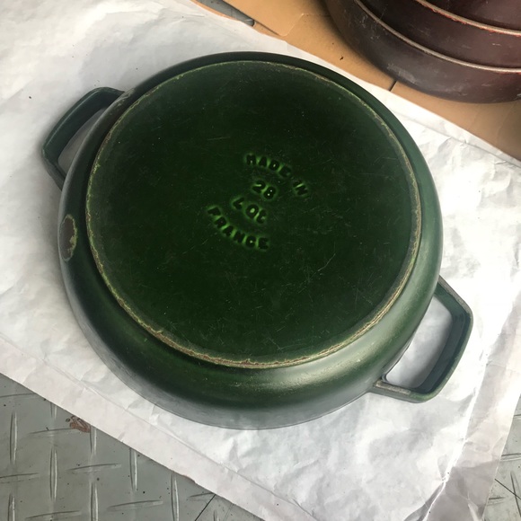 Staub | Kitchen | Staub 28cm 3 Green Basil | Poshmark